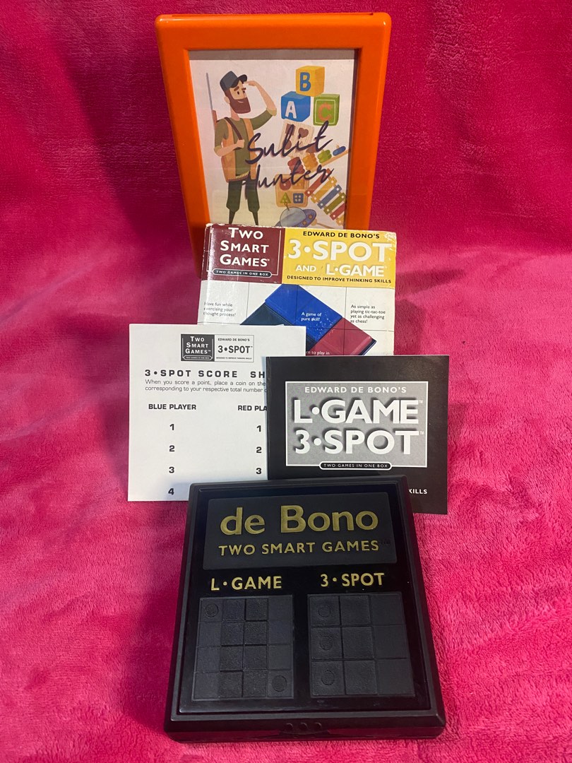 De Bono: Two Smart Games (1996), Hobbies & Toys, Toys & Games on Carousell