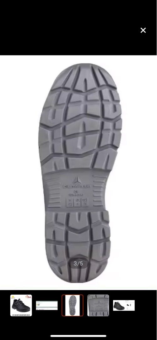 Delta Plus Jet3 S1P SRC Metal Safety Shoes, Men's Fashion, Footwear ...