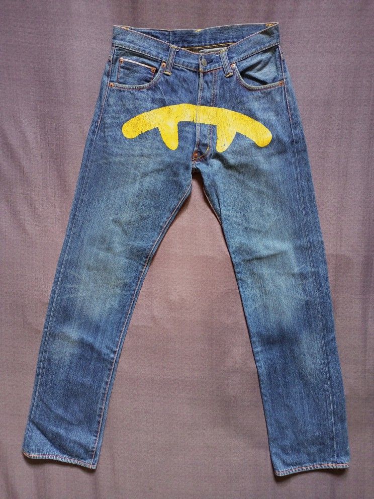 DEVIL NUT DENIM SELVEDGE, Men's Fashion, Bottoms, Jeans on Carousell