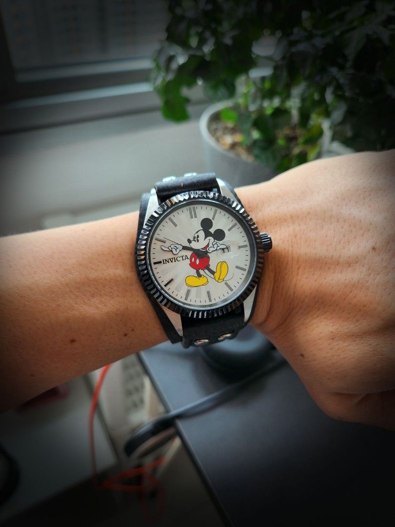 Disney Mickey Mouse Watch, Luxury, Watches on Carousell