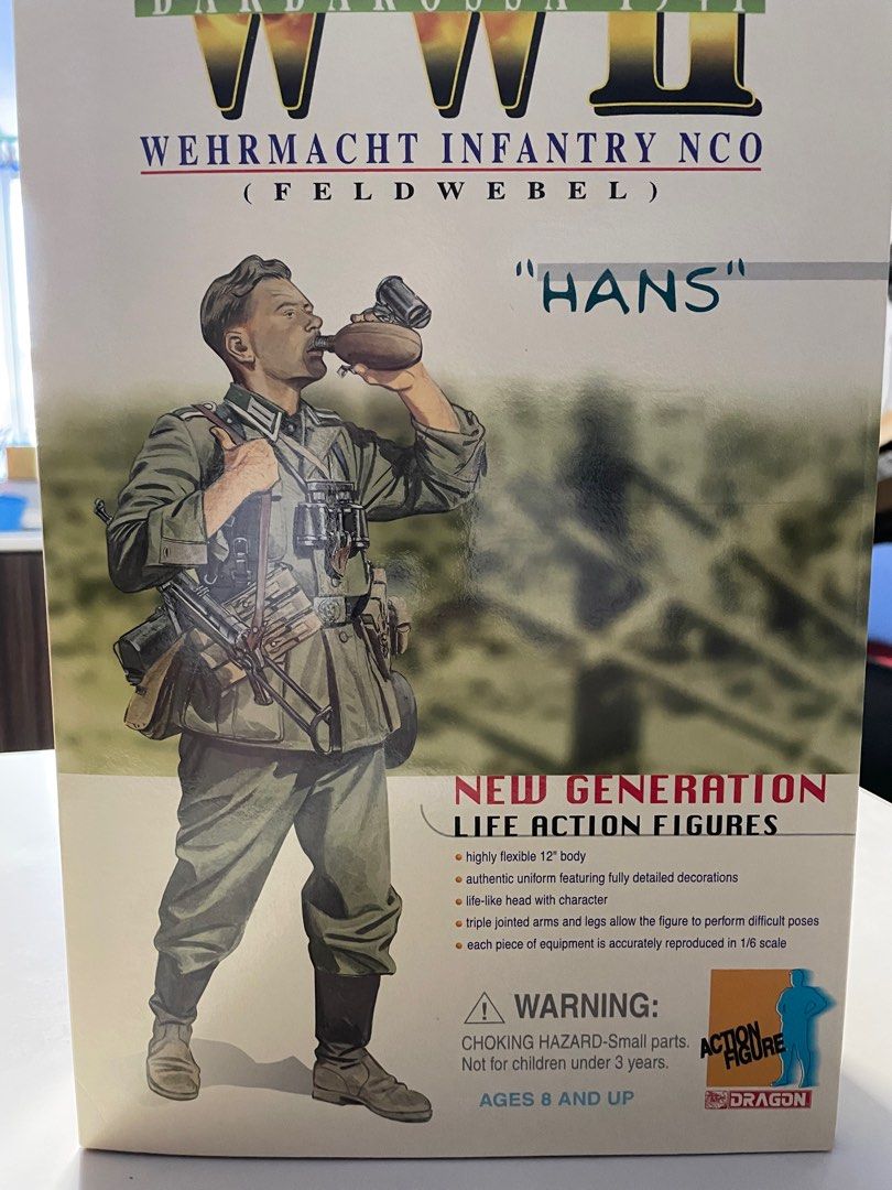 DML Dragon 1/6 WW2 German Hans, Hobbies & Toys, Toys & Games on Carousell