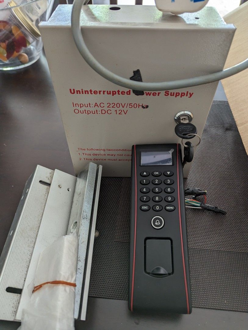 Door Entry Fingerprint / Card System, Computers & Tech, Office ...