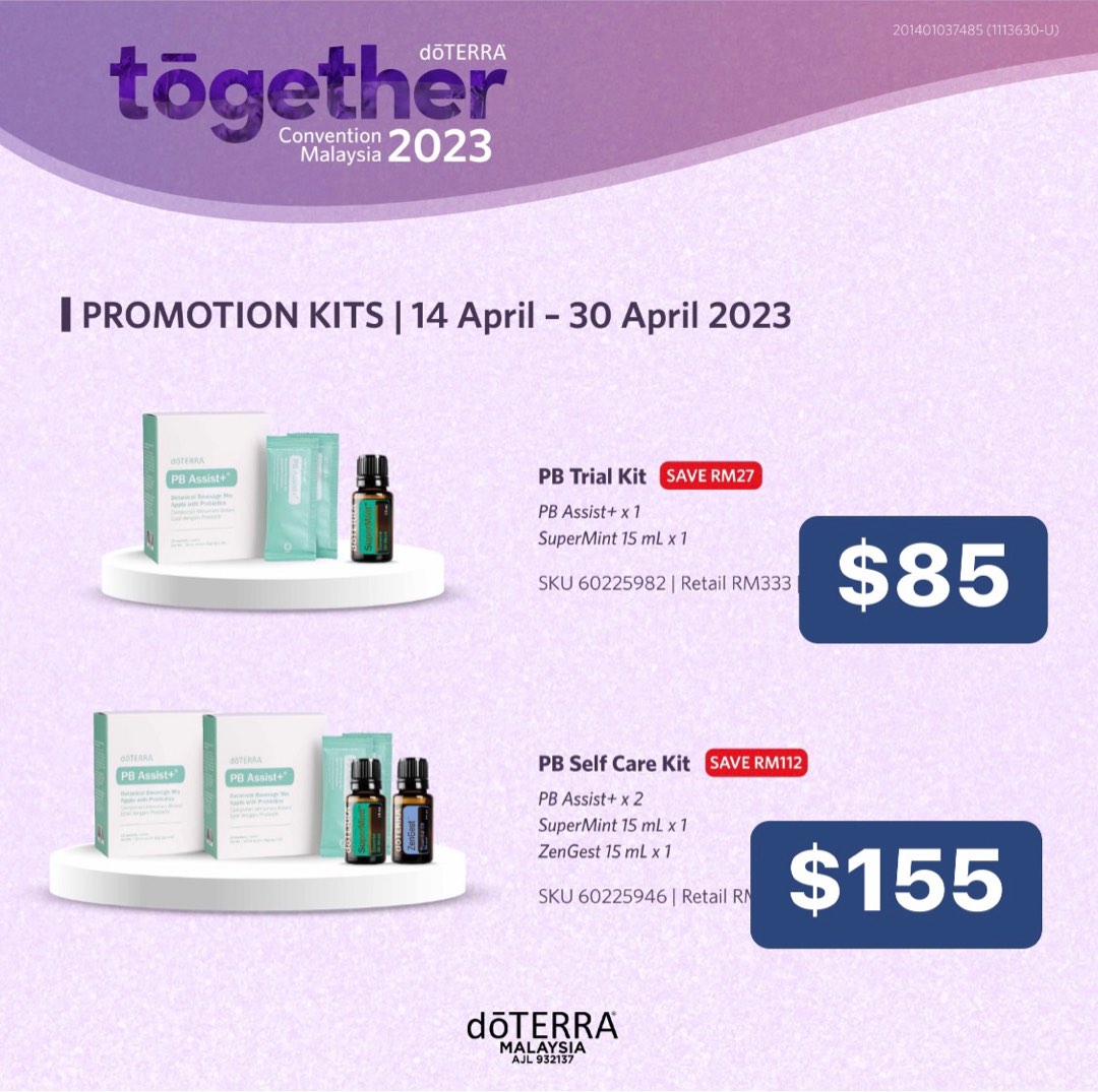 doTERRA Probiotics and SuperMint 15ml, Health & Nutrition, Health ...