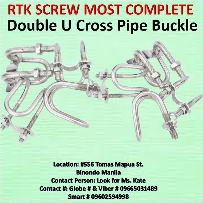 Double U Cross Pipe buckle on Carousell