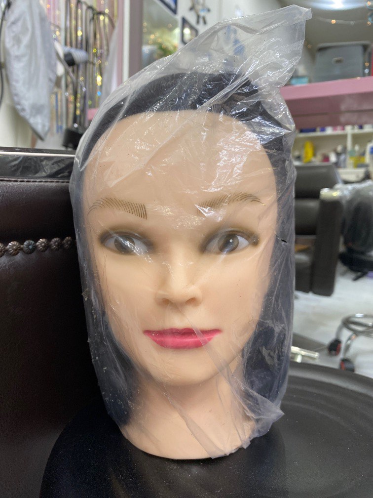 Dummy head for haircut training, Beauty & Personal Care, Hair on Carousell