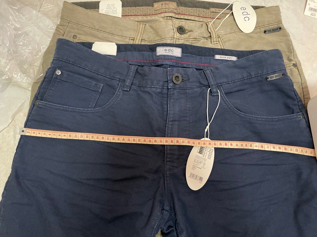 EDC denim waist 36, Men's Fashion, Bottoms, Shorts on Carousell