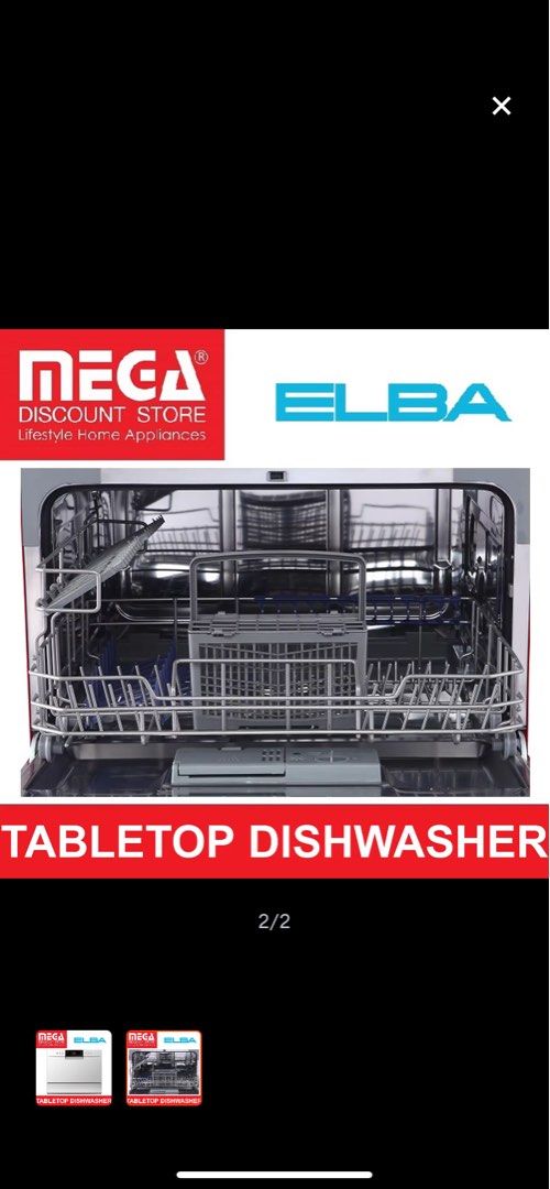 Elba Dish washing machine, TV & Home Appliances, Washing Machines and ...