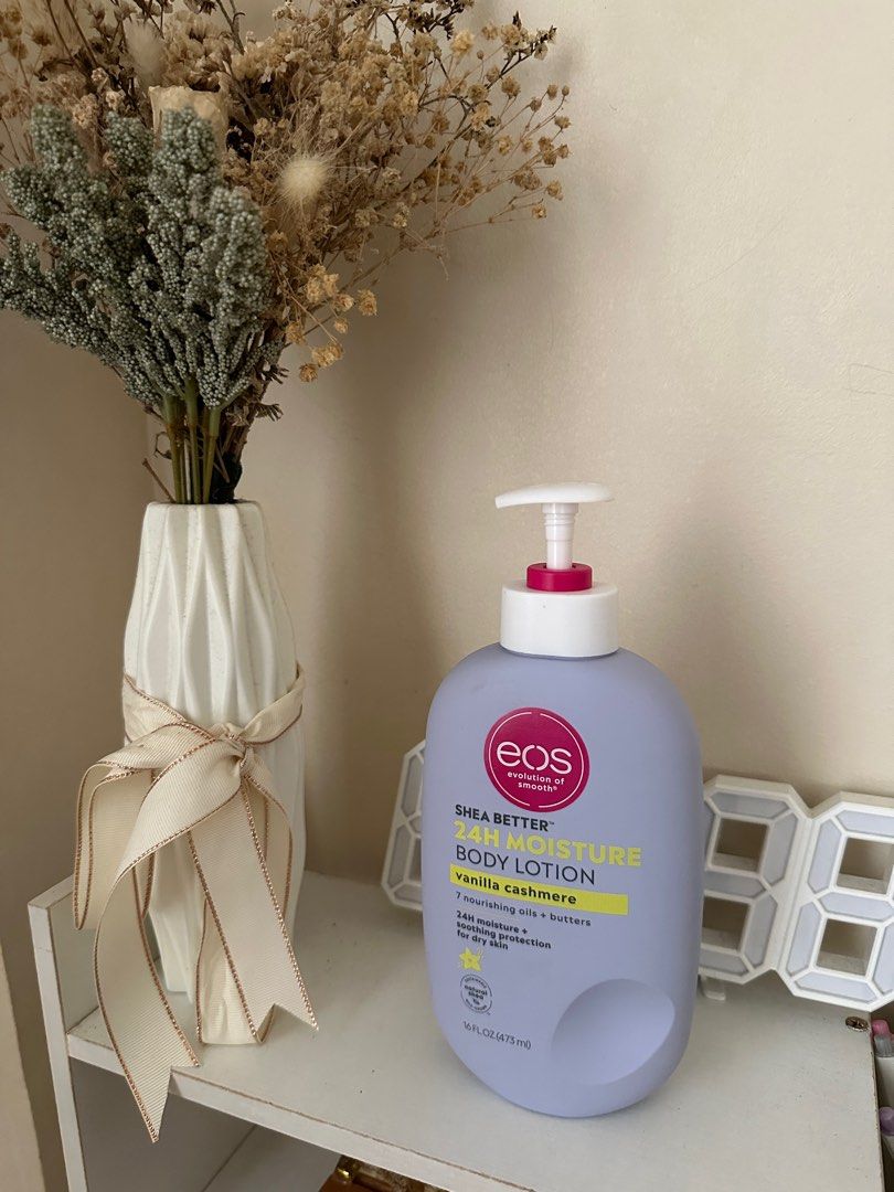 EOS Vanilla Cashmere 24H Moisture Body Lotion, Beauty & Personal Care ...