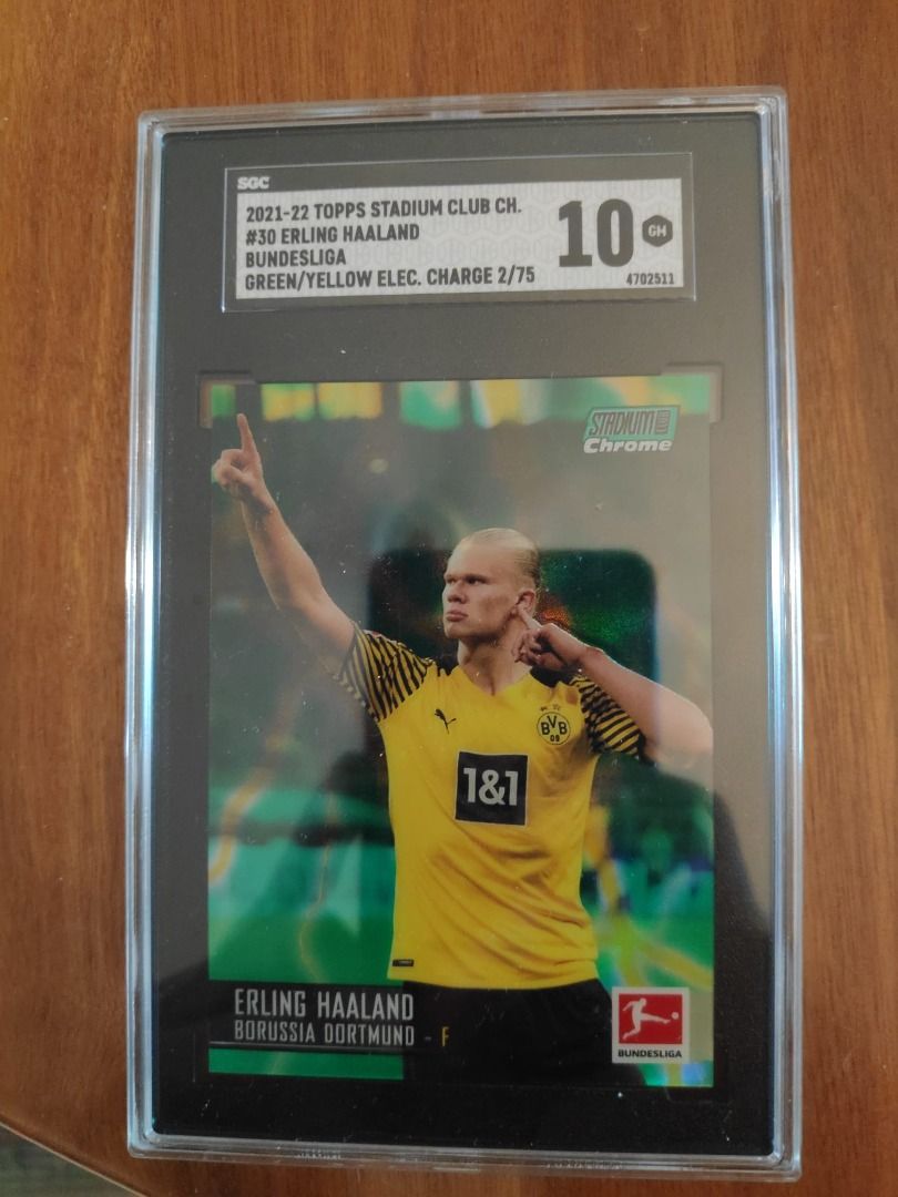 Erling Haaland /75 Graded Card GEM MINT, Hobbies & Toys, Toys & Games ...