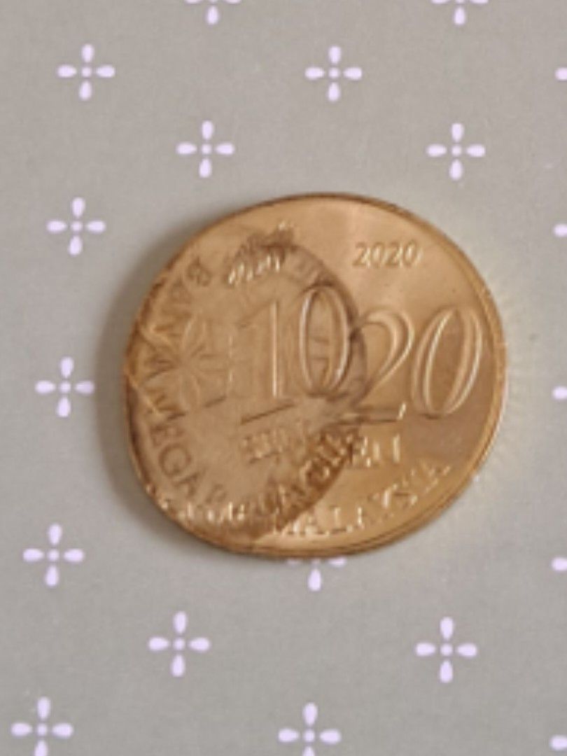 ERROR COIN.RARE!! DOUBLE STRIKE.10SEN STRIKE OVER 20SEN., Hobbies ...