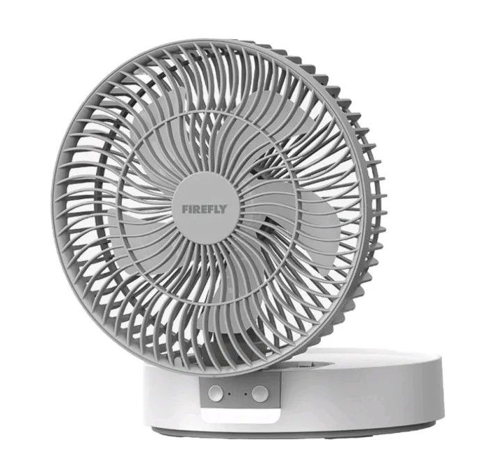 FIREFLY Rechargeable Desk Fan with Night Light foldable fan on Carousell