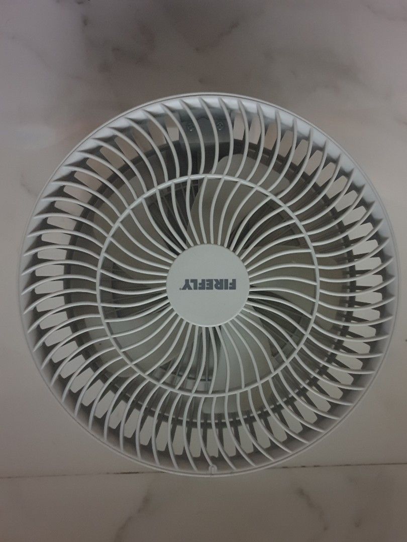 FIREFLY Rechargeable Desk Fan with Night Light foldable fan on Carousell