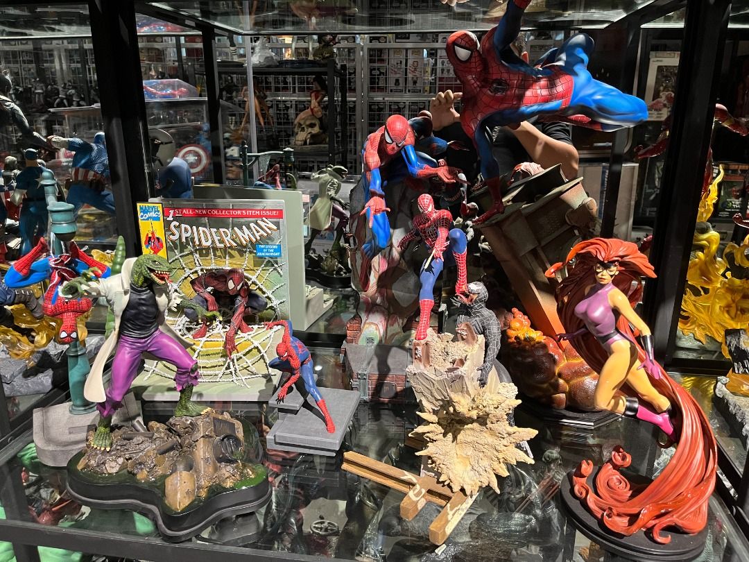 For Sale Marvel Spider Man Statues Venom Deadpool Black Medusa Lizard ...
