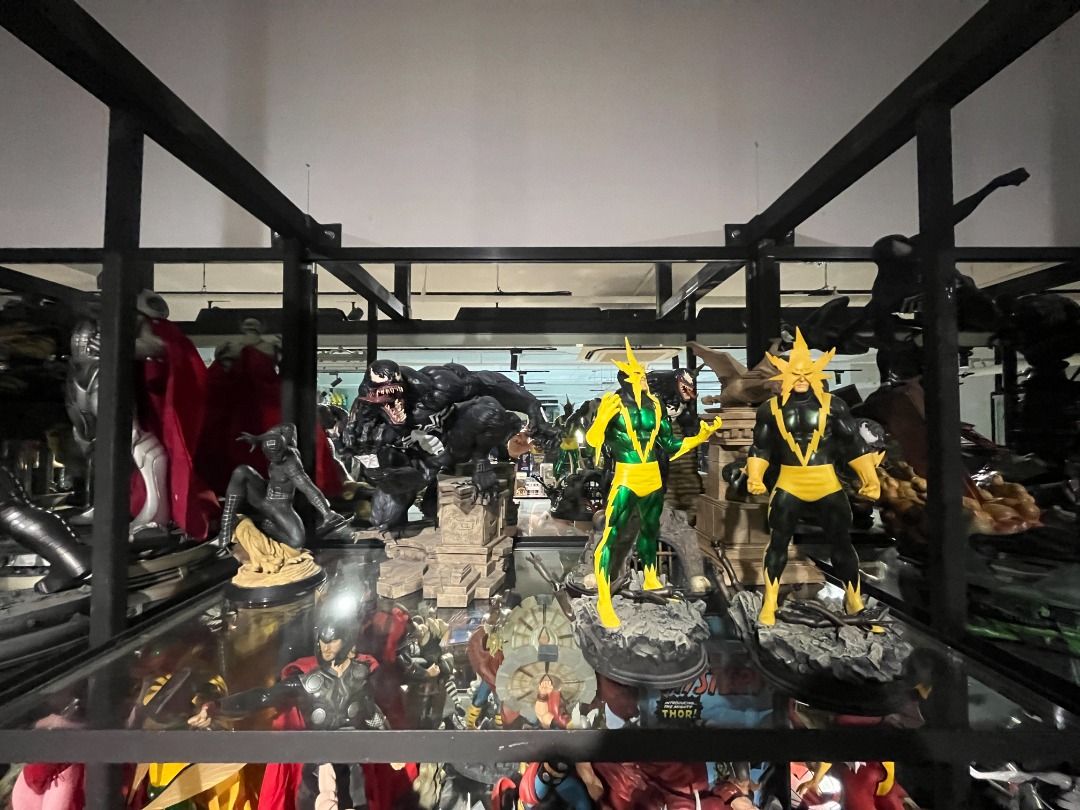 For Sale Marvel Spider Man Statues Venom Deadpool Black Medusa Lizard ...