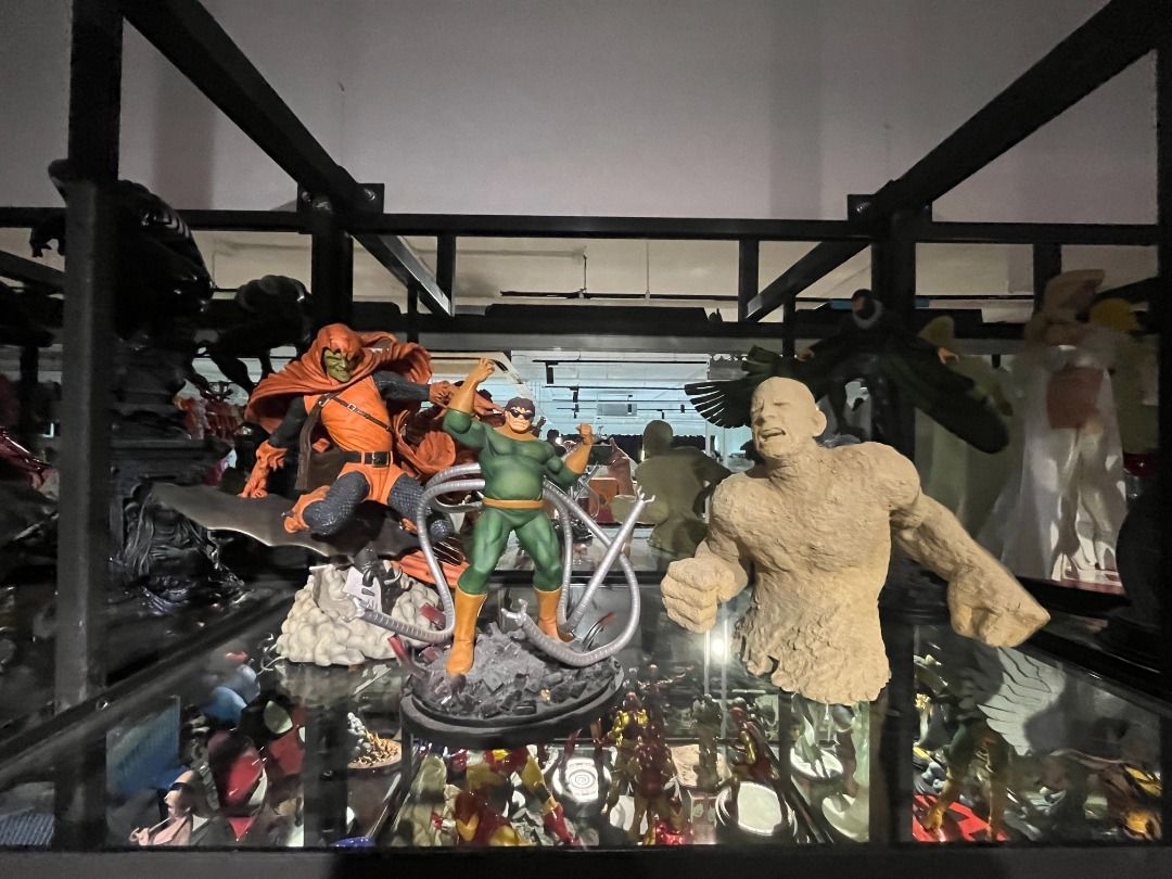 For Sale Marvel Spider Man Statues Venom Deadpool Black Medusa Lizard ...
