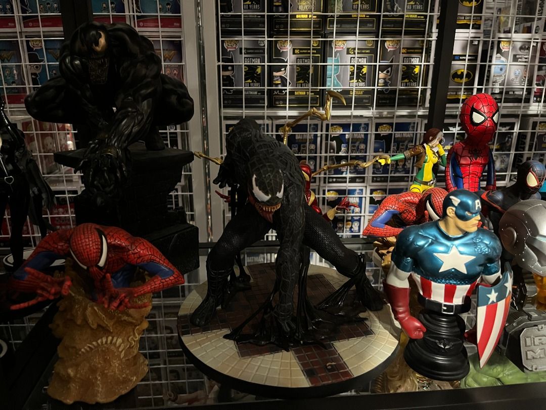For Sale Marvel Spider Man Statues Venom Deadpool Black Medusa Lizard ...