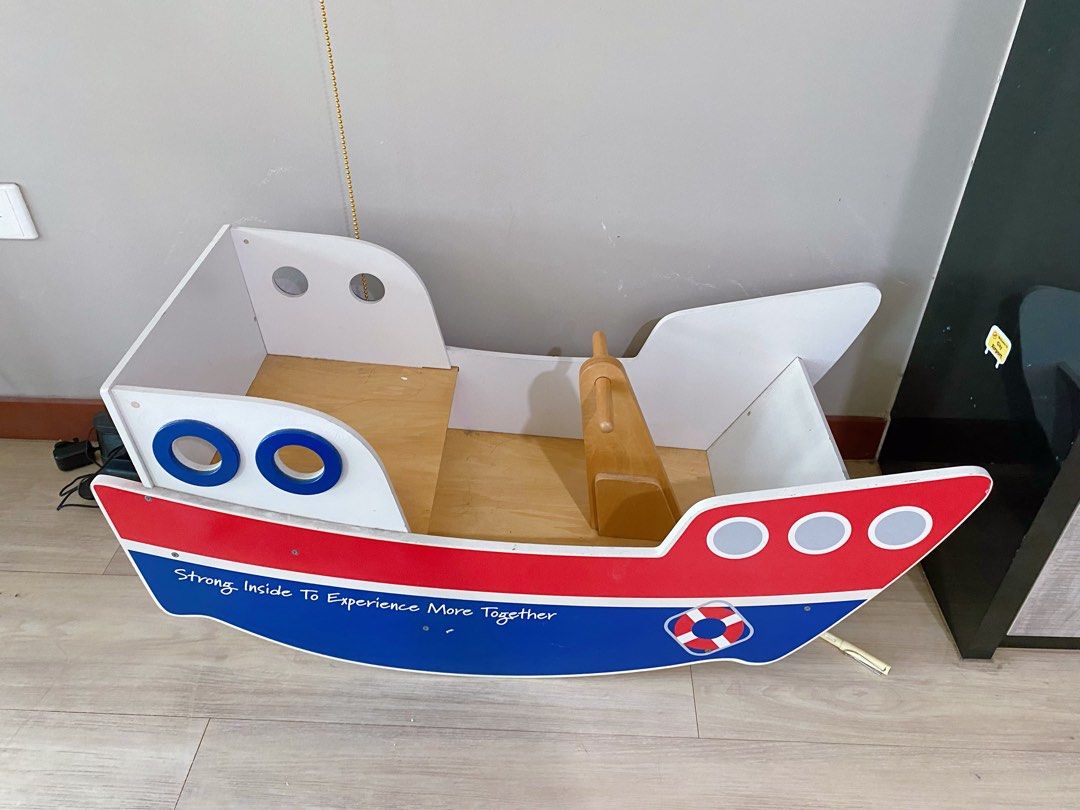 FREE Rocking Boat with Purchase of Kids Indoor Play Slide, Babies ...