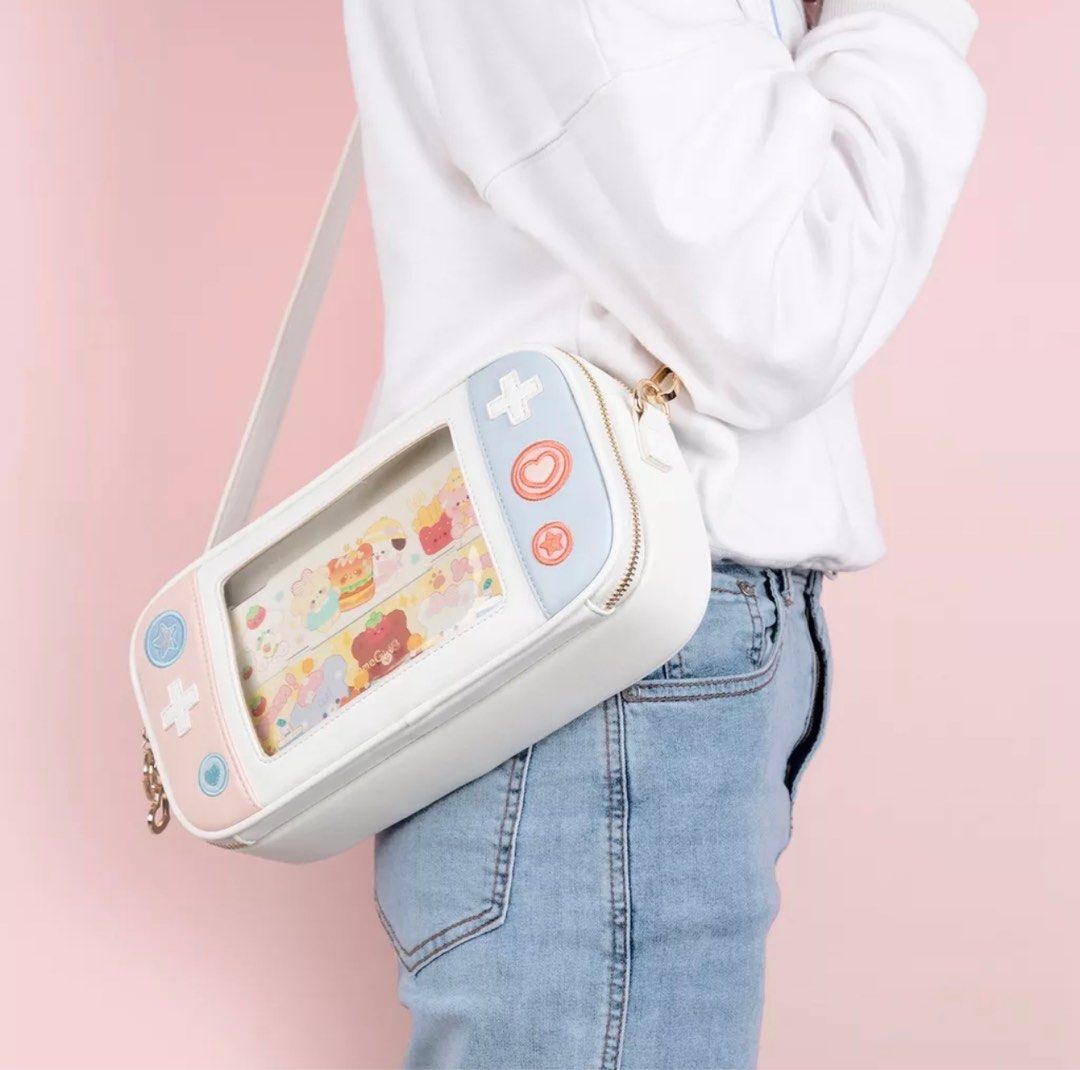 GEEKSHARE極想 switch收納包 斜肩包 單肩包 少女心 可愛 任天堂 軟妹 痛包 #618年中慶 不議價 , 電玩遊戲相關, 主機配件與周邊商品, 其他遊戲週邊商品在旋轉拍賣