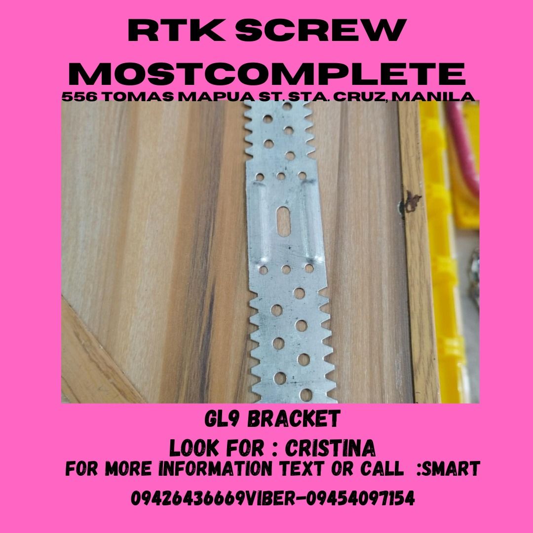 GL9 BRACKET, Commercial & Industrial, Construction Tools & Equipment on ...