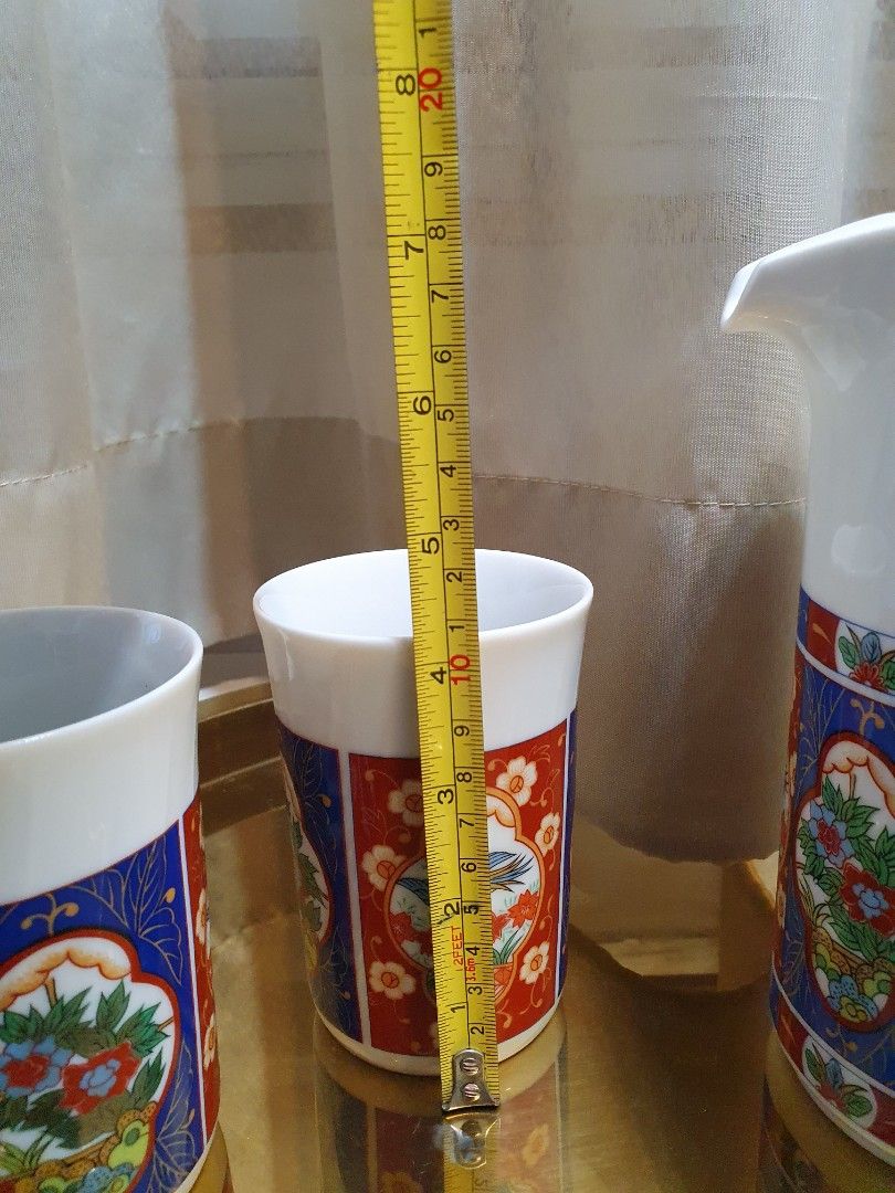 Glass Jug & 2 Mugs Set, Furniture & Home Living, Kitchenware ...