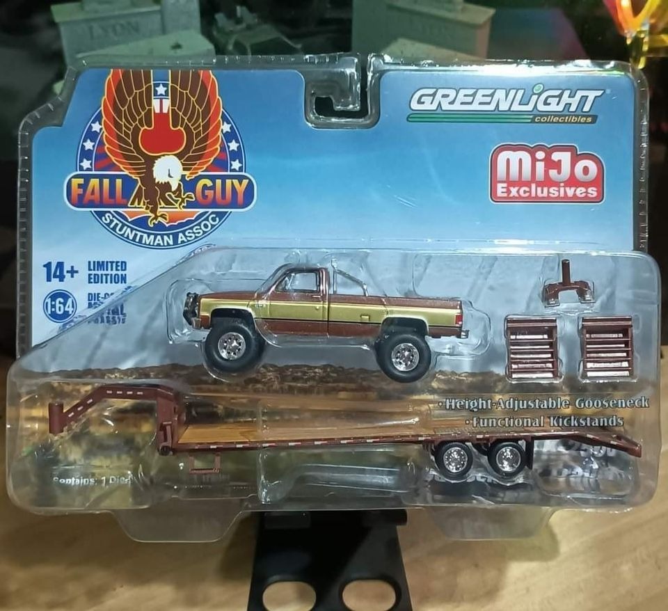 GREENLIGHT THE FALL GUY 1982 GMC K-2500 1/64 with GOOSENECK TRAILER, Hobbies & Toys, Toys ...