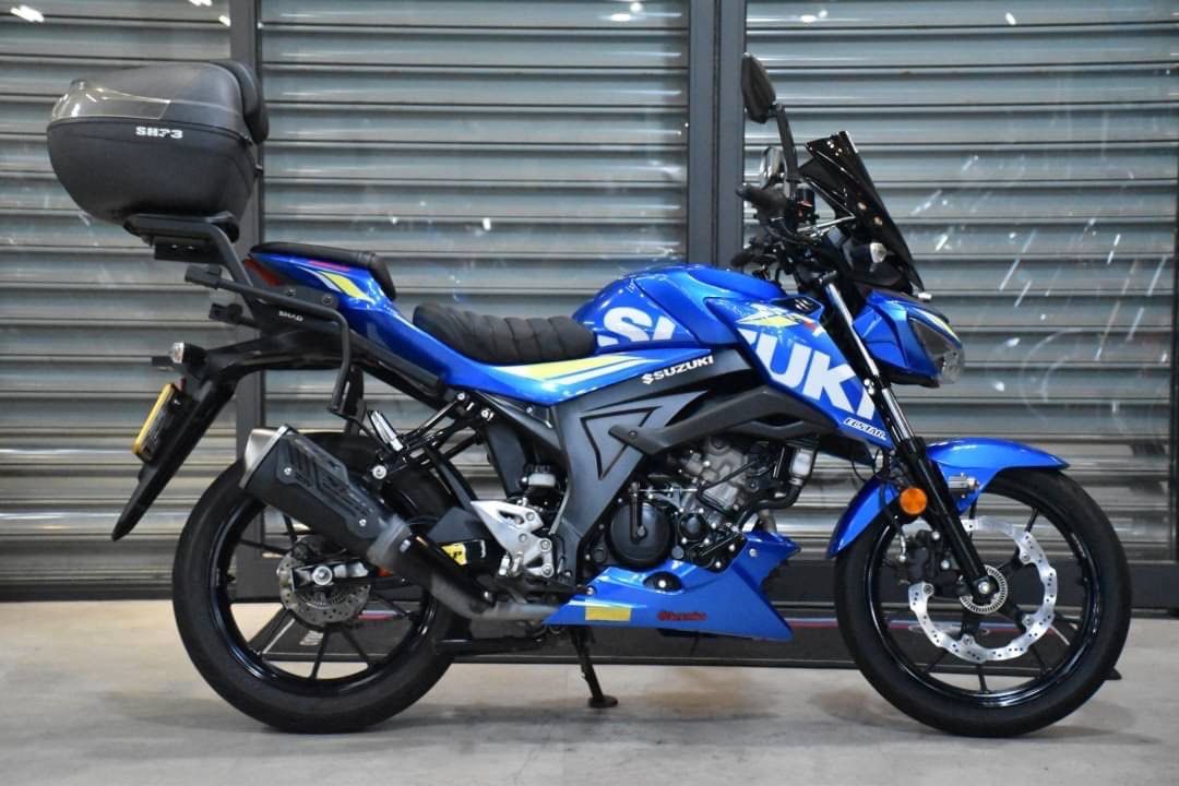 GSX-S150 小街魯 SHAD後箱+雙箱 小資族二手重機買賣, 機車, 重機在旋轉拍賣