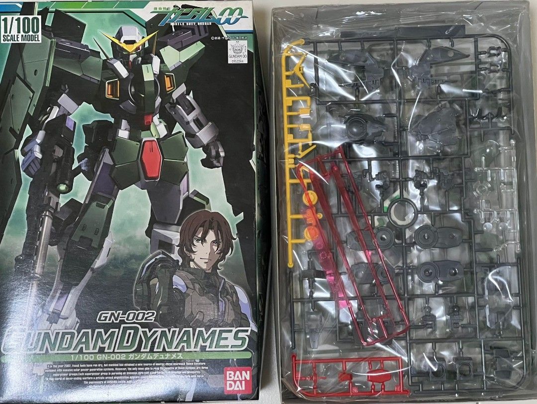 Gundam 00 (Double O) HG Model Kit Bandai Gundam Dynames. 1/100 scale ...