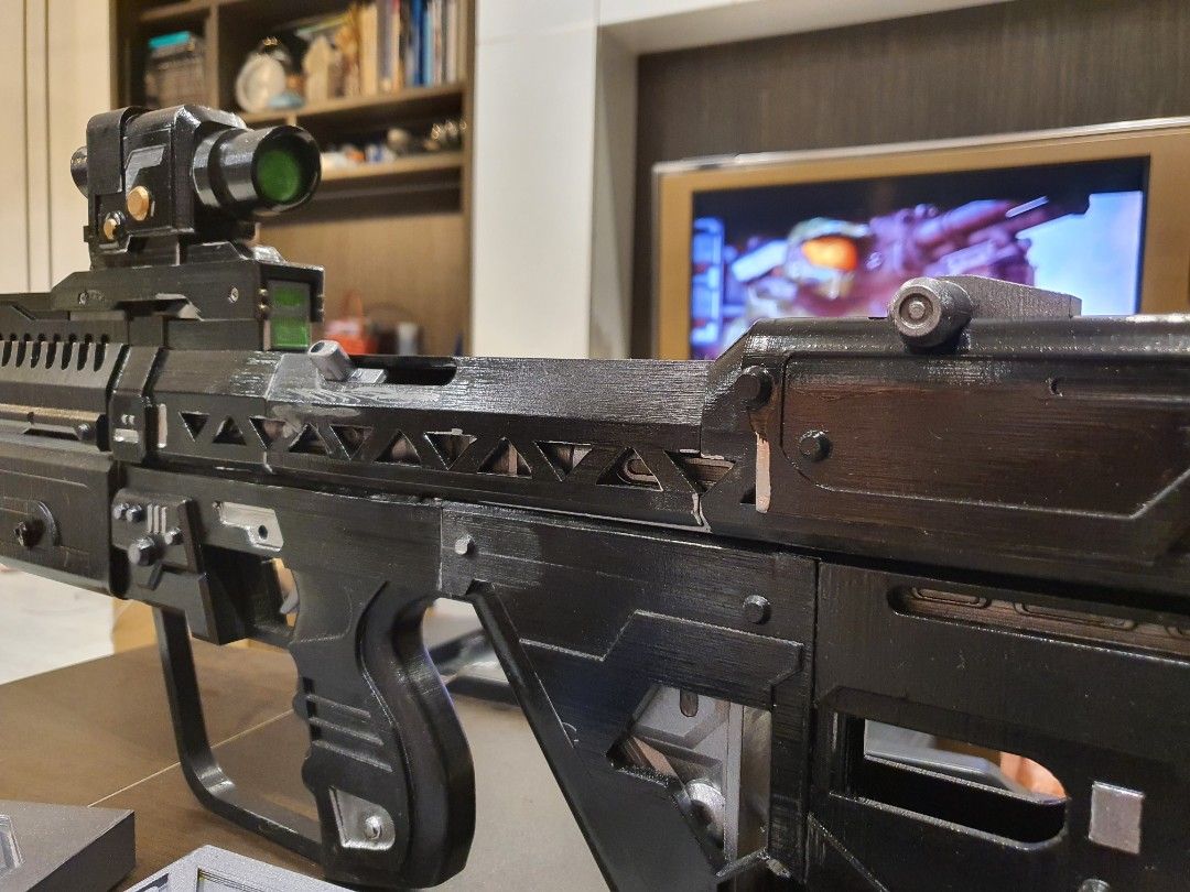 Halo Reach DMR Cosplay Prop 3D Printed, Hobbies & Toys, Toys & Games on ...