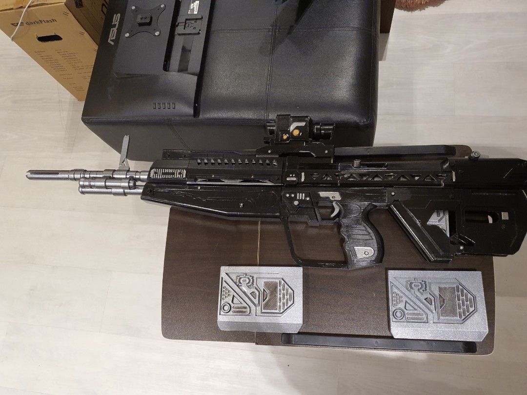 Halo Reach DMR Cosplay Prop 3D Printed, Hobbies & Toys, Toys & Games on ...