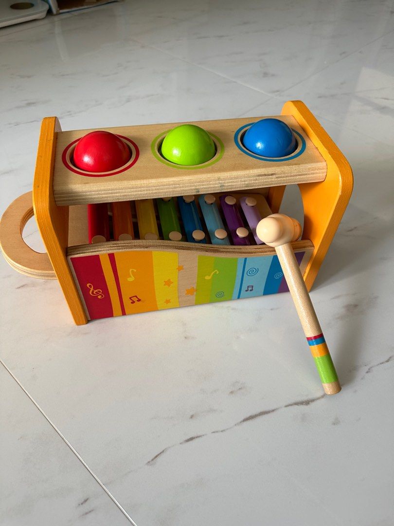 Hape pound and tap xylophone, Babies & Kids, Infant Playtime on Carousell