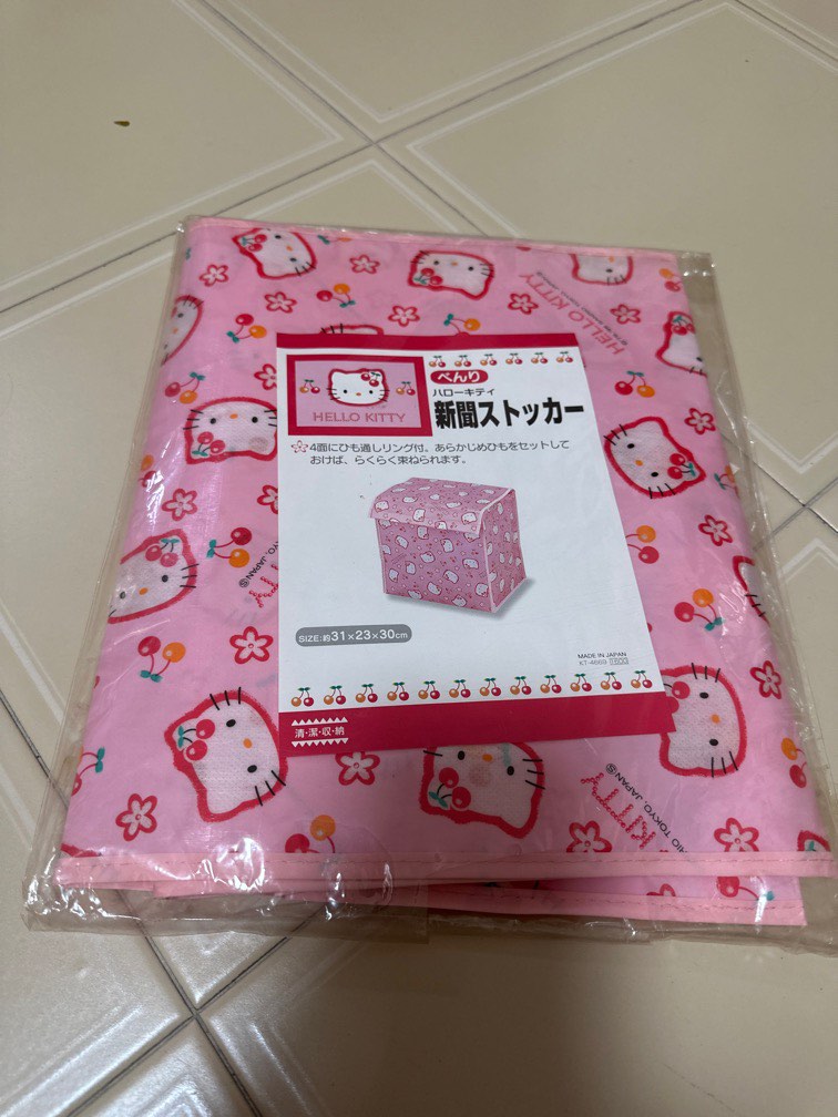 Hello Kitty storage box, Furniture & Home Living, Home Improvement ...