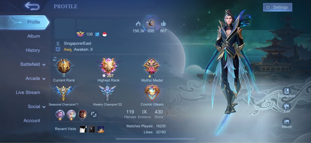 *HIGH WINRATE ACCOUNT* LING COLL, GRANGER COLLECTOR, STUN SKIN, BRUNO ...