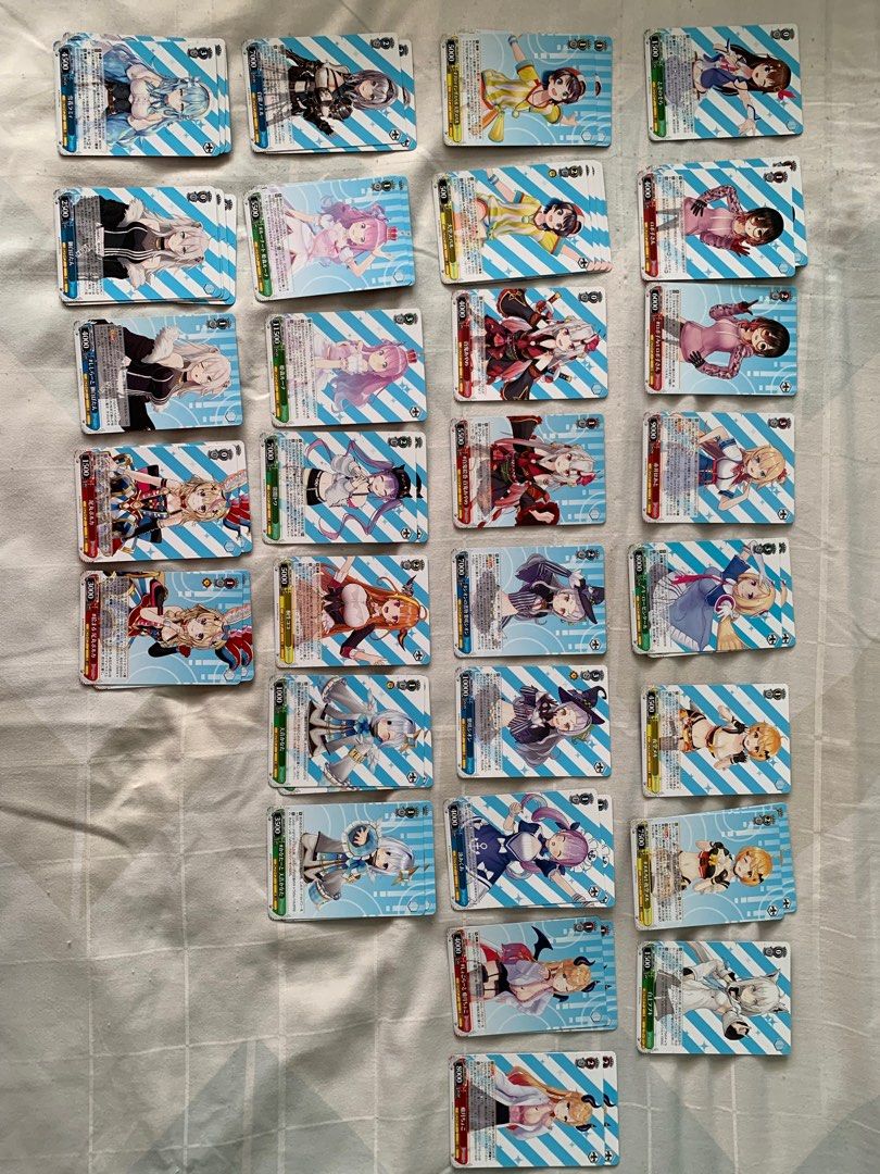 Hololive Weiss Schwarz Vol. 1 C & U, Hobbies & Toys, Memorabilia & Collectibles, Fan Merchandise ...