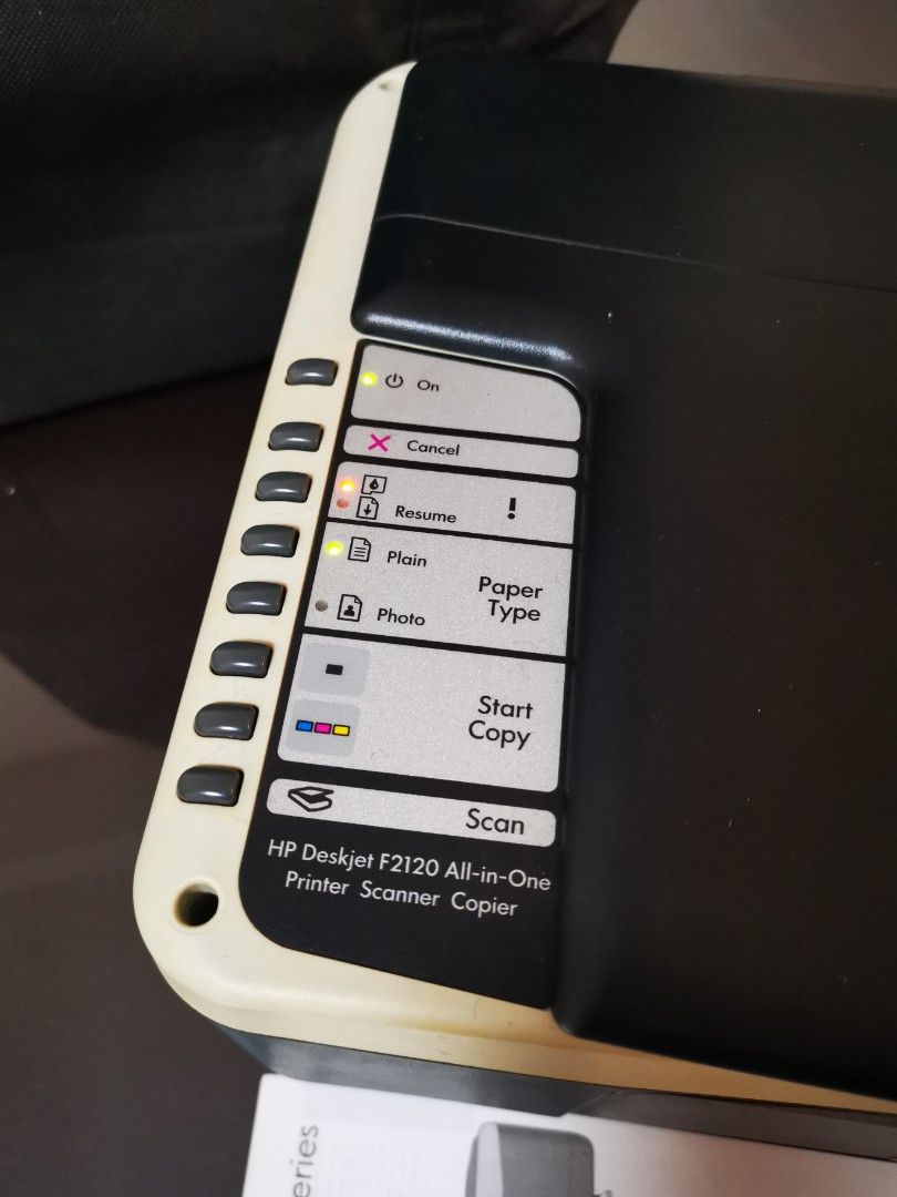 HP Deskjet F2120 All-in-one Printer Scanner Copier, Computers & Tech ...