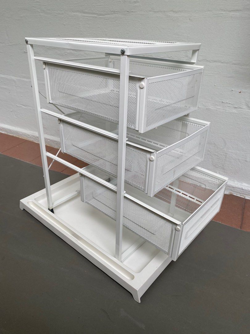 IKEA 3 tiered drawer cabinet, Furniture & Home Living, Furniture ...