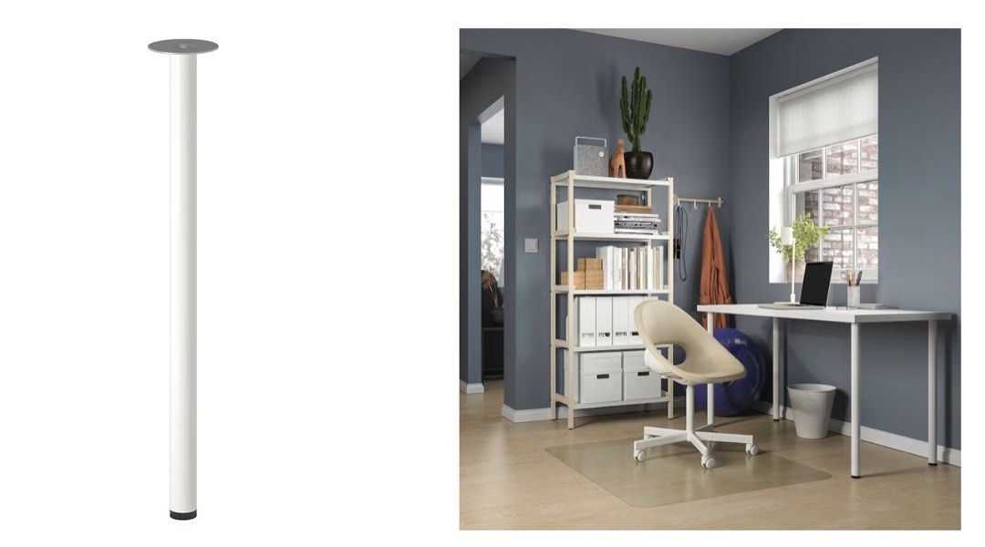 IKEA Adils Table leg, Furniture & Home Living, Furniture, Tables & Sets ...