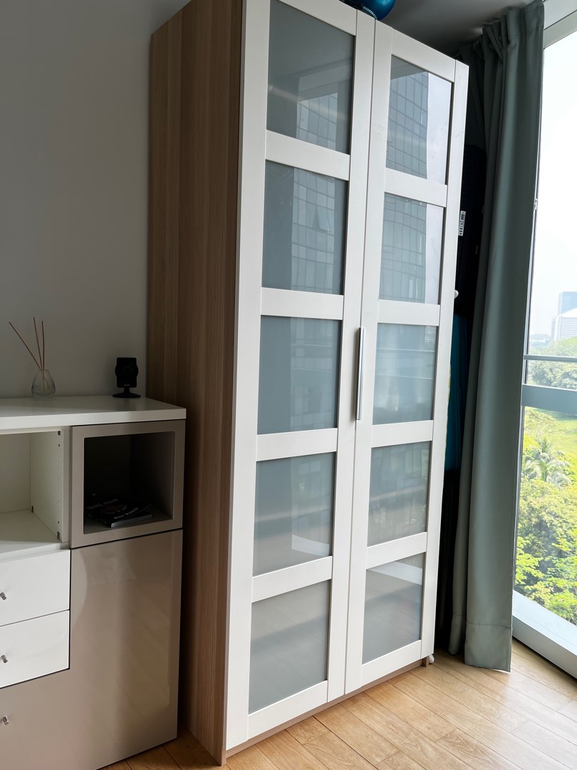 IKEA Pax wardrobe, Furniture & Home Living, Furniture, Shelves ...