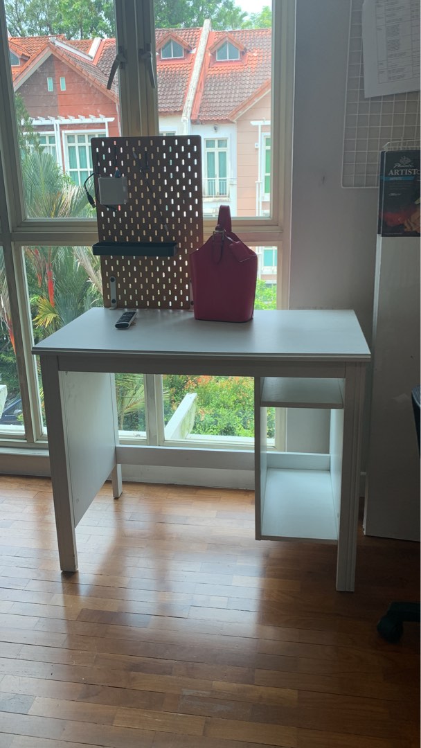 IKEA study table, Furniture & Home Living, Furniture, Tables & Sets on ...