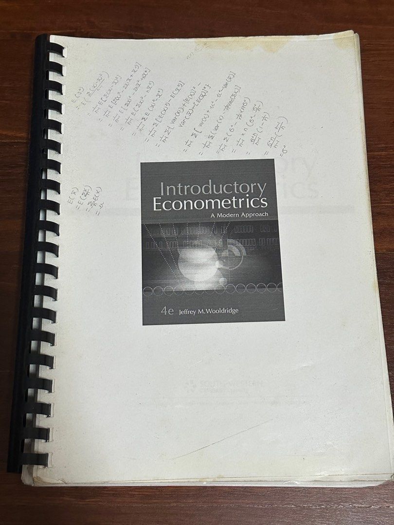 Introductory Econometrics 5th edition, Hobbies & Toys, Books ...
