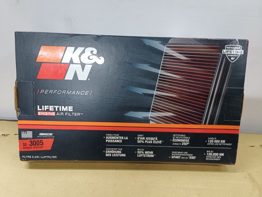 K N Engine Air Filter 33 3005 VW Audi Seat Skoda 2 0 Car Accessories