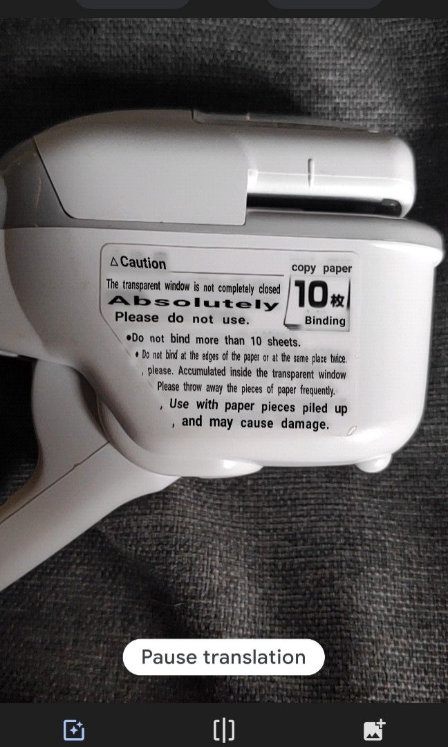 KOKUYO Japan Harinacs Staple-less Stapler, Hobbies & Toys, Stationary ...