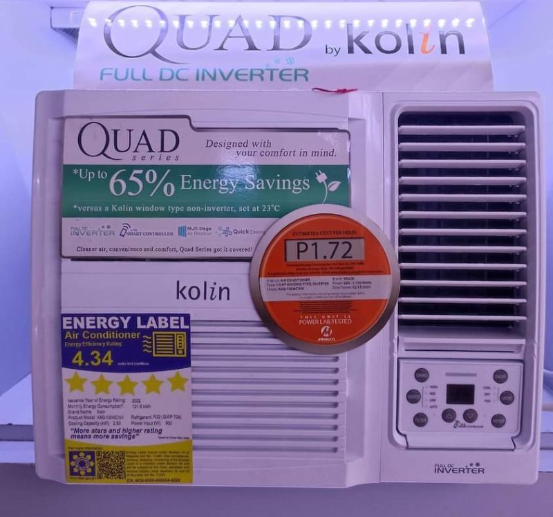 KOLIN QUAD SERIES FULL DC INVERTER, TV & Home Appliances, Air ...