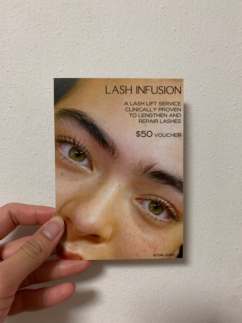 Lash Infusion Voucher, Beauty & Personal Care, Face, Face Care on Carousell