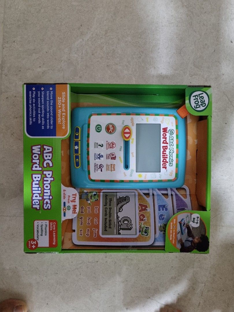 LeapFrog ABC Words Builder Educational Toy 3-6 years old, Babies & Kids ...