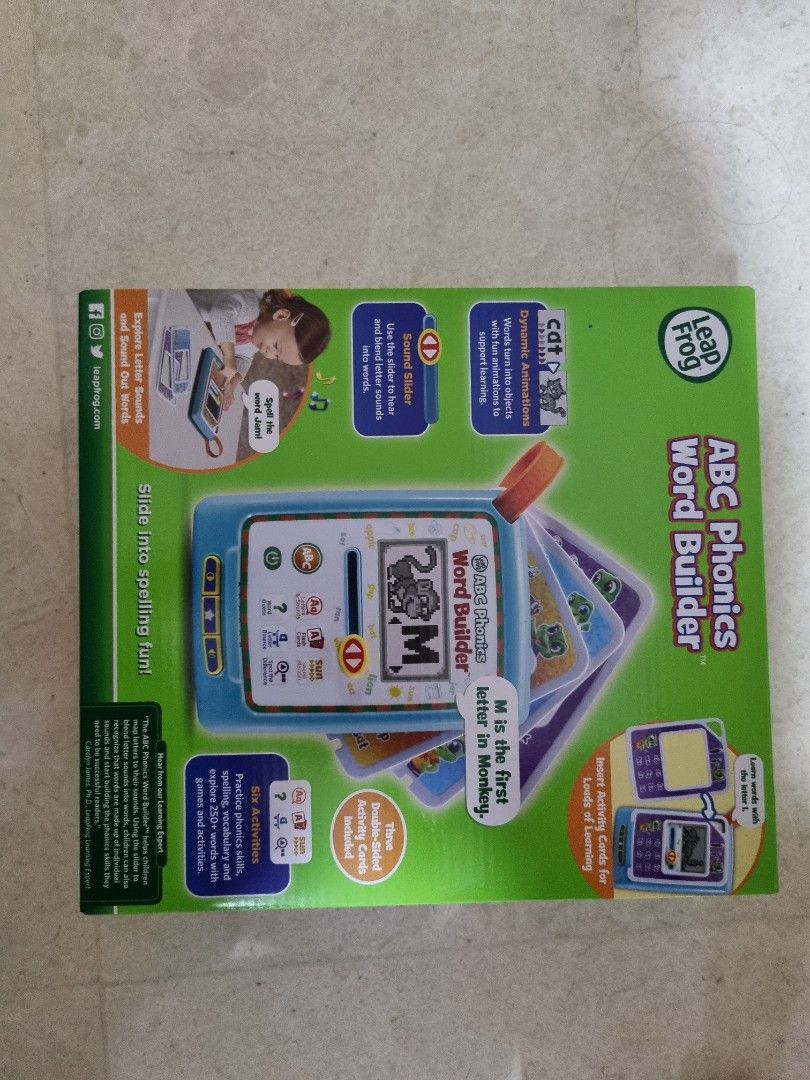 LeapFrog ABC Words Builder Educational Toy 3-6 years old, Babies & Kids ...