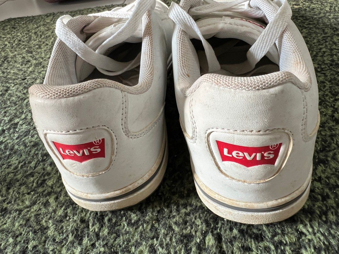Levis White Shoes, Men's Fashion, Footwear, Casual shoes on Carousell
