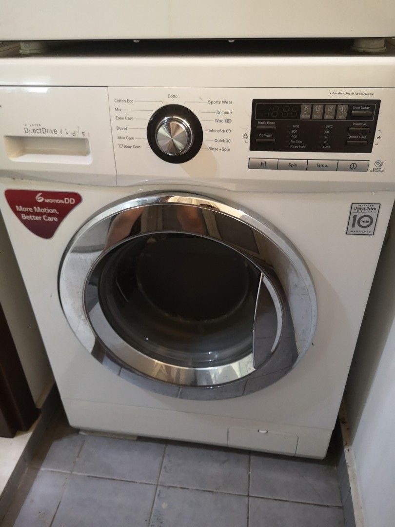 LG DirectDrive 7.5kg Washing Machine, TV & Home Appliances, Washing ...