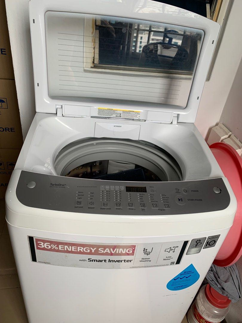 LIKE NEW 10kg, Smart Inverter Top Load Washing Machine T2310VSAW, TV ...