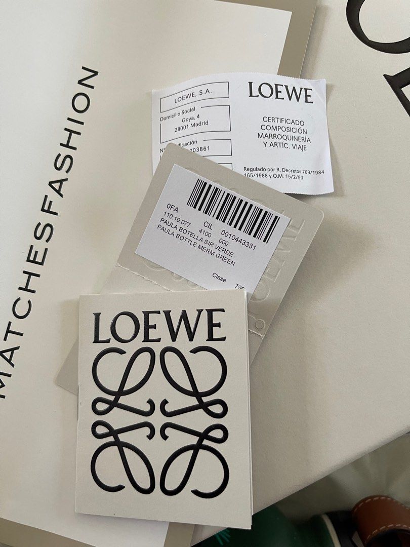 Loewe X Paula's Ibiza X Sigg water bottle with box, dustbag, tags ...