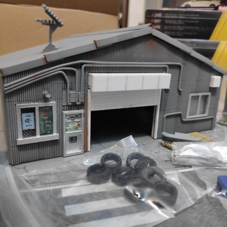 Magic City RWB Nakai-san Workshop Diorama Porsche 1/64 1:64, Hobbies ...